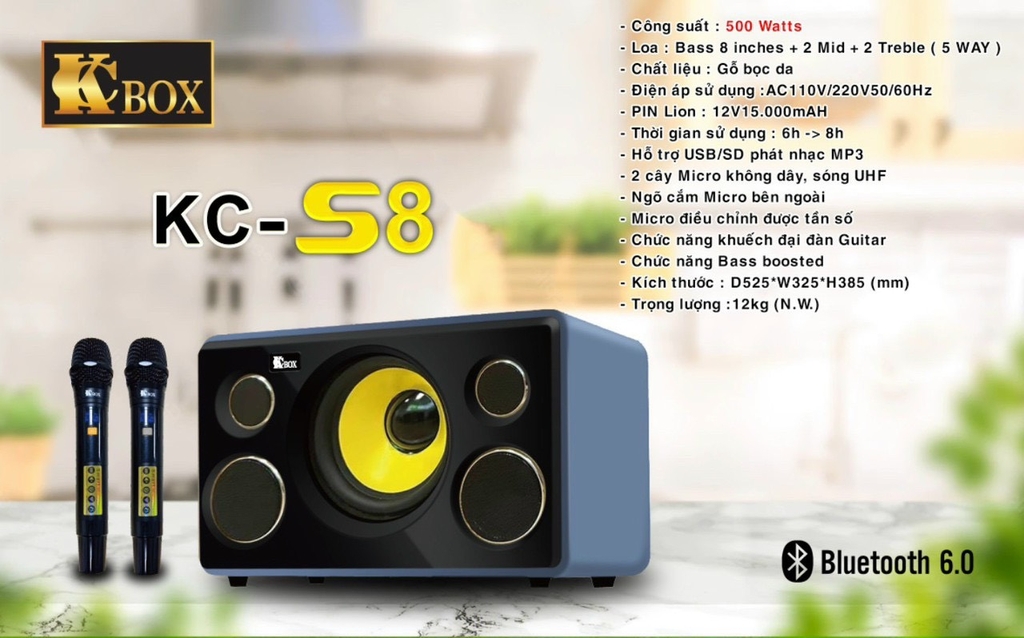 Loa xách tay KCBOX KC-S8 | Vinakara.com