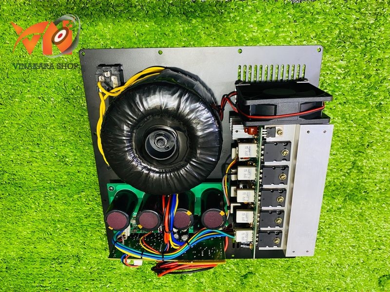 Mạch loa sub điện 10 sò MSD100 (600-800W, KT27x29,5cm, TỤ ĐEN ...