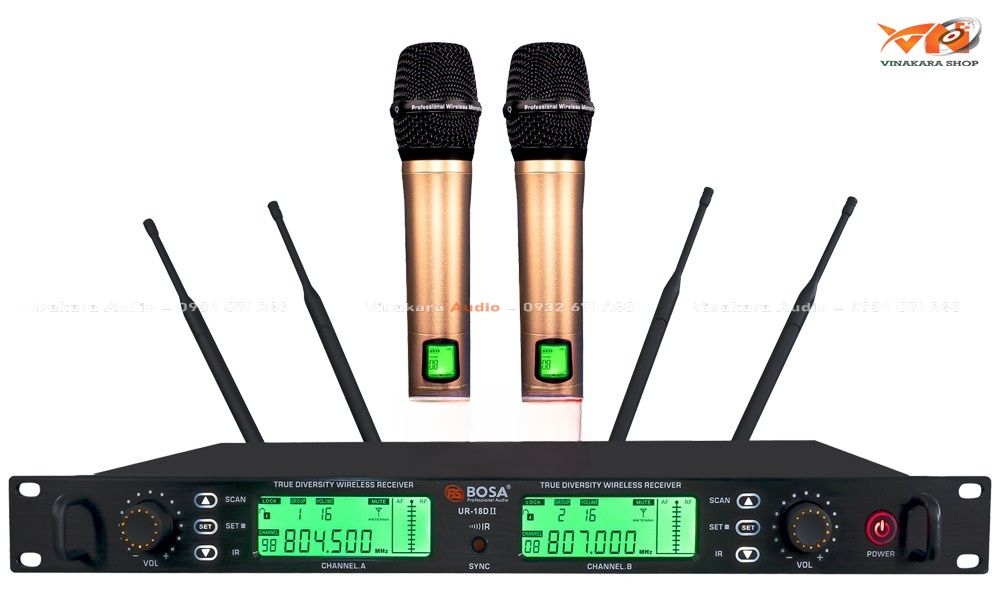 Micro không dây BOSA UR-18DII | Vinakara.com