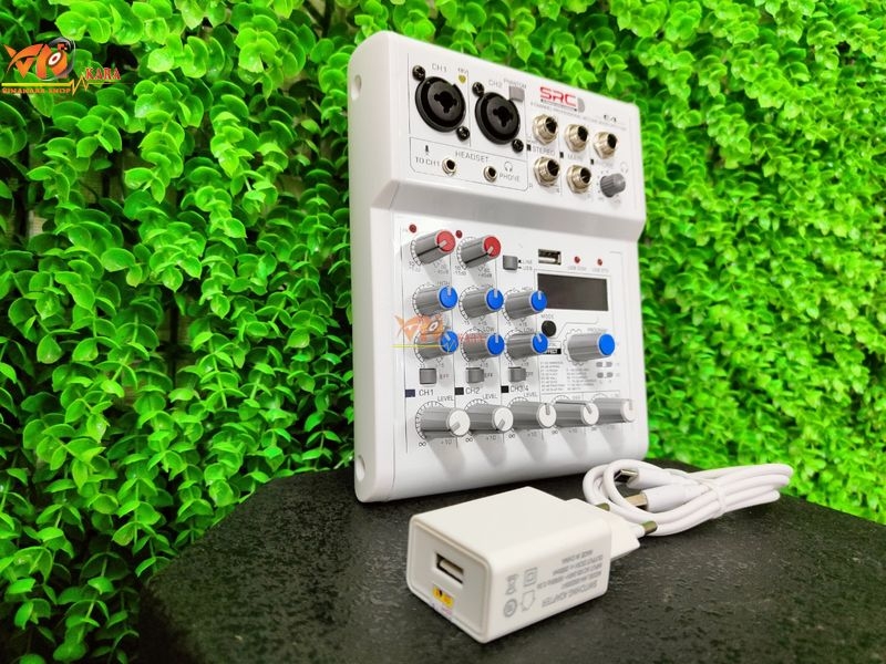 Mixer Karaoke Livetream thu âm E4 | Vinakara.com