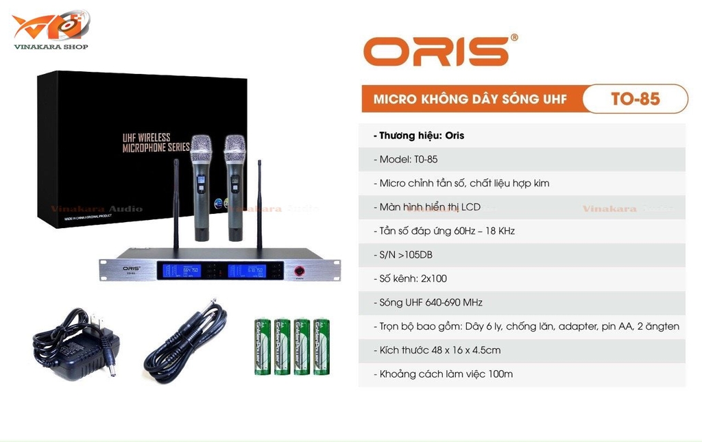 micro không dây oris TO-85 | Vinakara.com