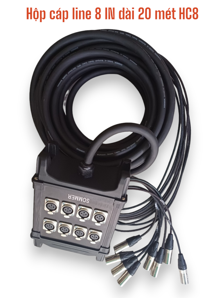 Hộp Cáp 8 Line IN Dài 20 Mét HC8 | Vinakara.com