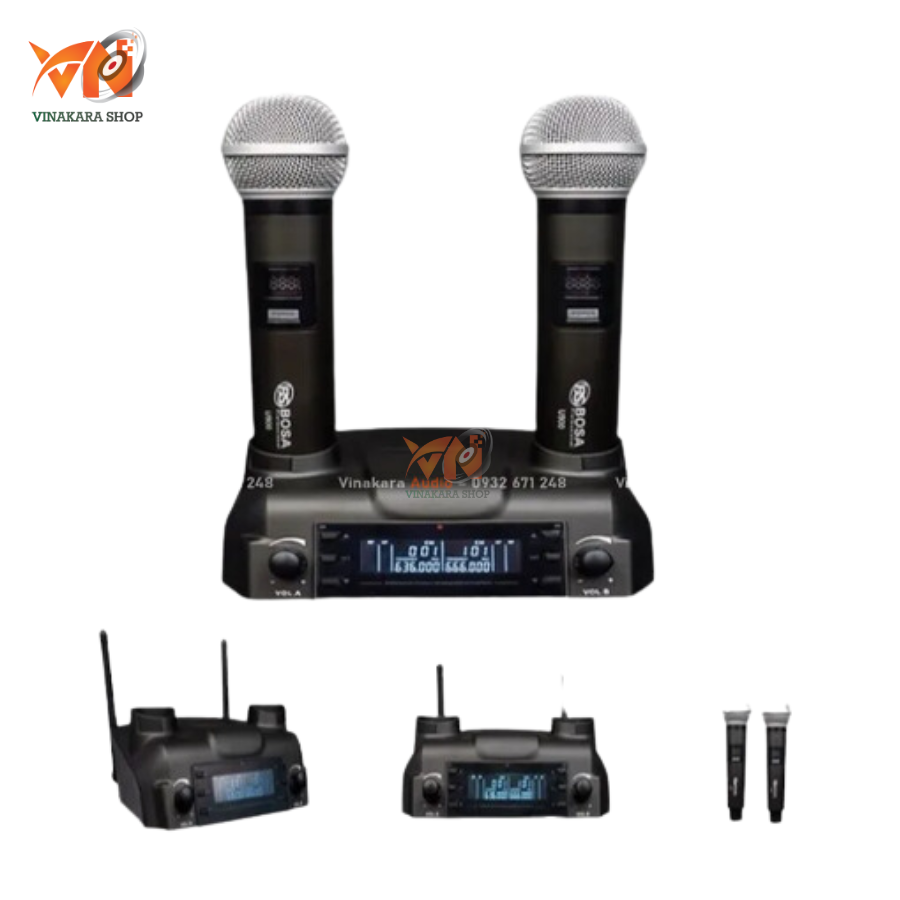 MICRO KHÔNG DÂY BOSA U900 PIN SẠC | Vinakara.com