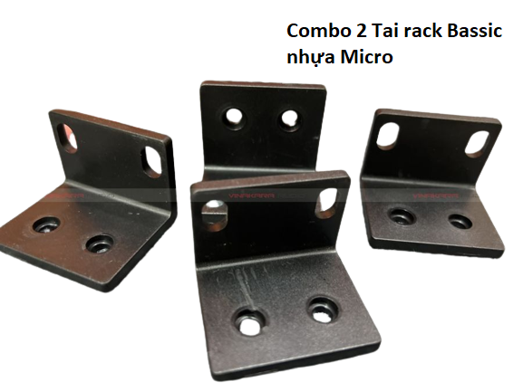 Combo 2 Tai rack Bassic nhựa Micro và thiết bị 19 inch Vào Tủ Rack Máy ...