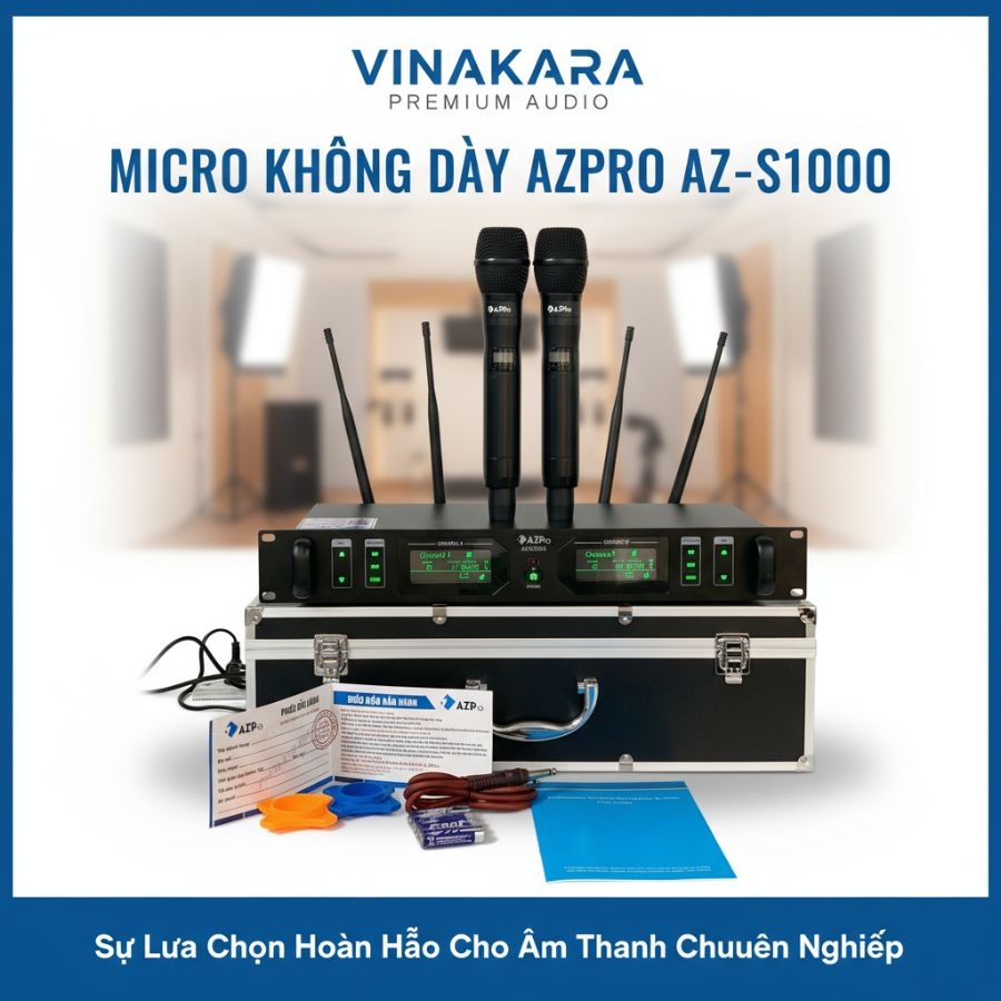Micro không dây AZ PRO, AZ-S1000 | Vinakara.com