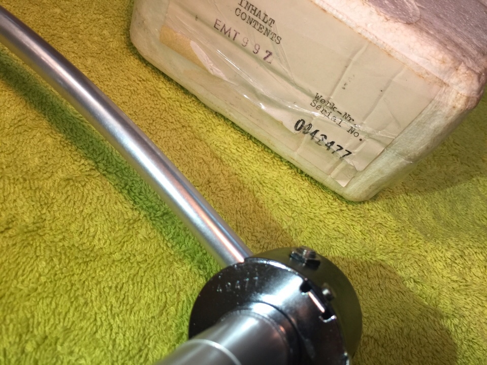 EMT 997 (Banana) Tonearm (Full box) Giang nhạc xưa