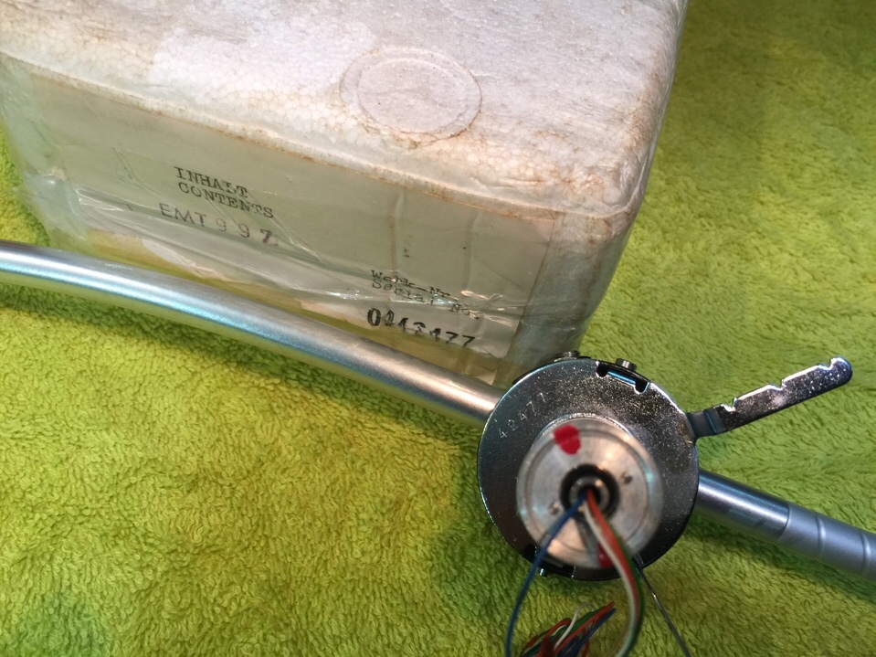 EMT 997 (Banana) Tonearm (Full box) Giang nhạc xưa