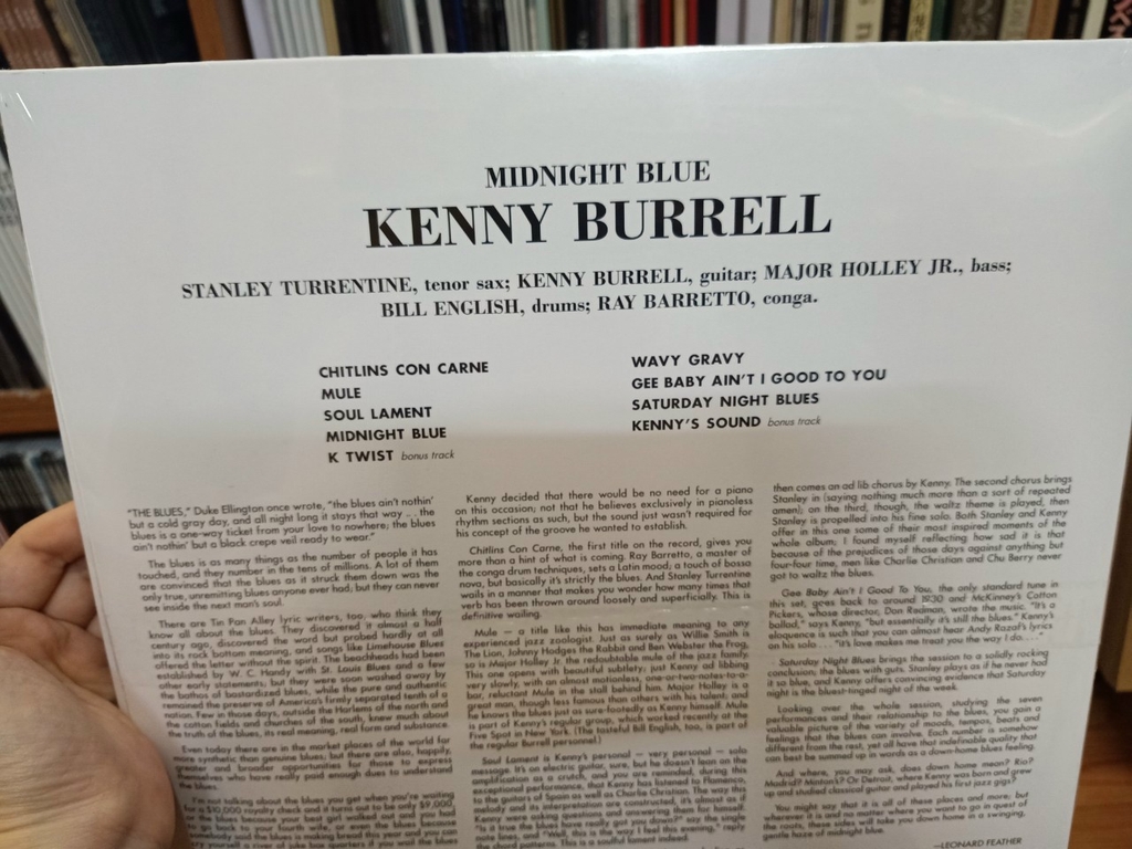 LP Midnight Blue - Kenny Burrell Giang nhạc xưa