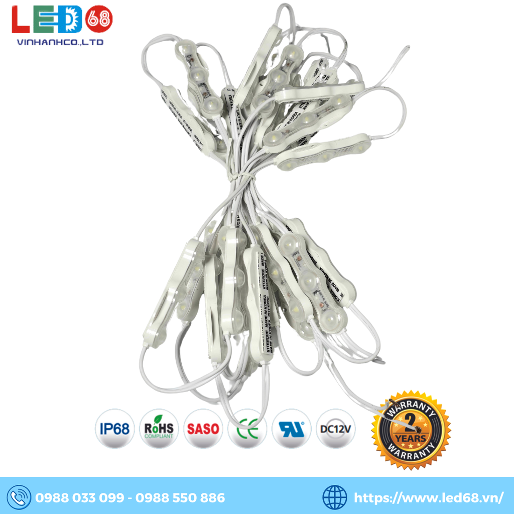 LED thanh 3 mắt Interone Hàn Quốc Z3U-V05-W-A7 | LED68 VINHANH