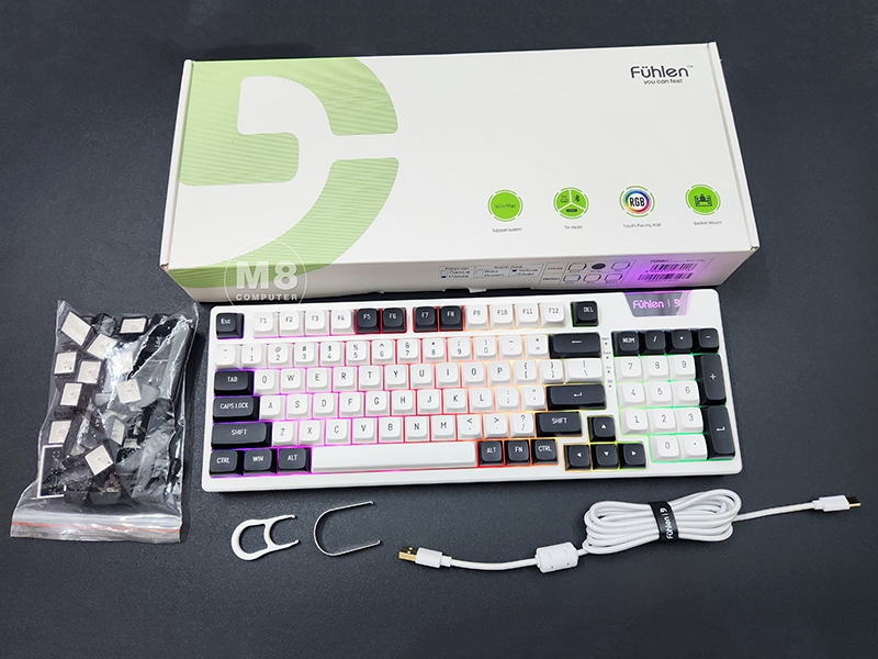 Bàn phím cơ Fuhlen H95S Panda