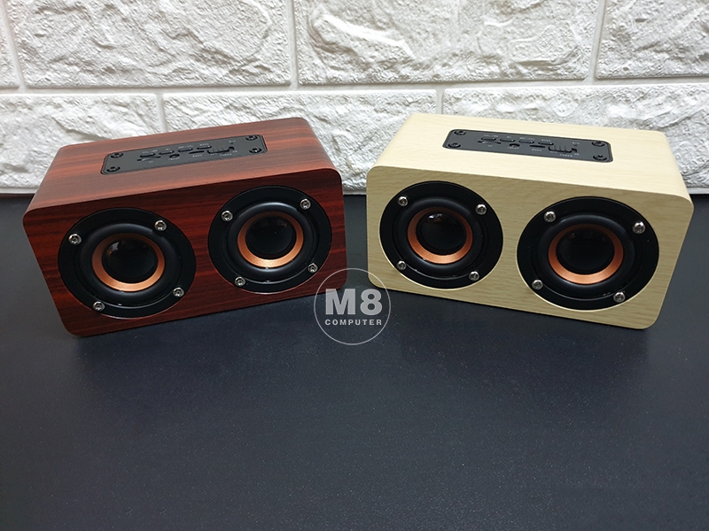 Loa Bluetooth Gỗ Đôi W-Speaker