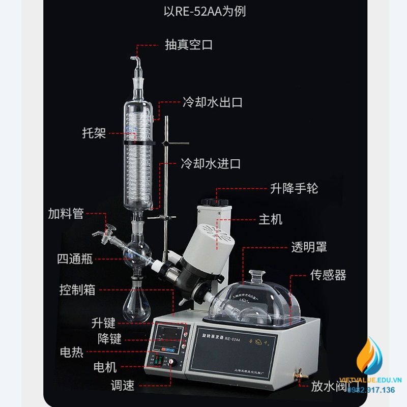 Máy cô quay chân không model RE-52CS VIETVALUE