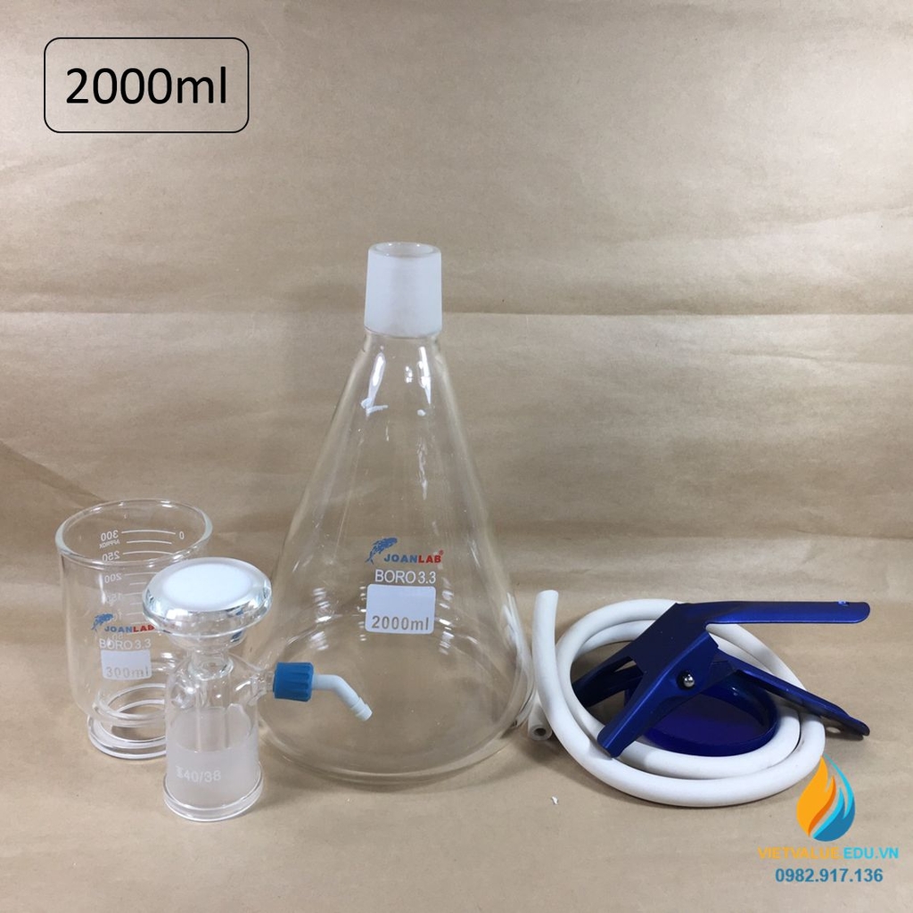 Bộ lọc chân không, thiết bị lọc dung môi JOAN LAB dung tích 2000ml ...