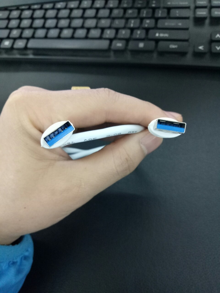 Dây USB 2 đầu đực 3.0 dài 35cm | ducchinhpc