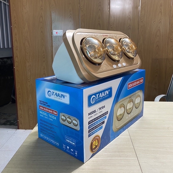 Đèn Sưởi Nhà Tắm Takin 3 Bóng TK104 | Gia dụng Sunmy