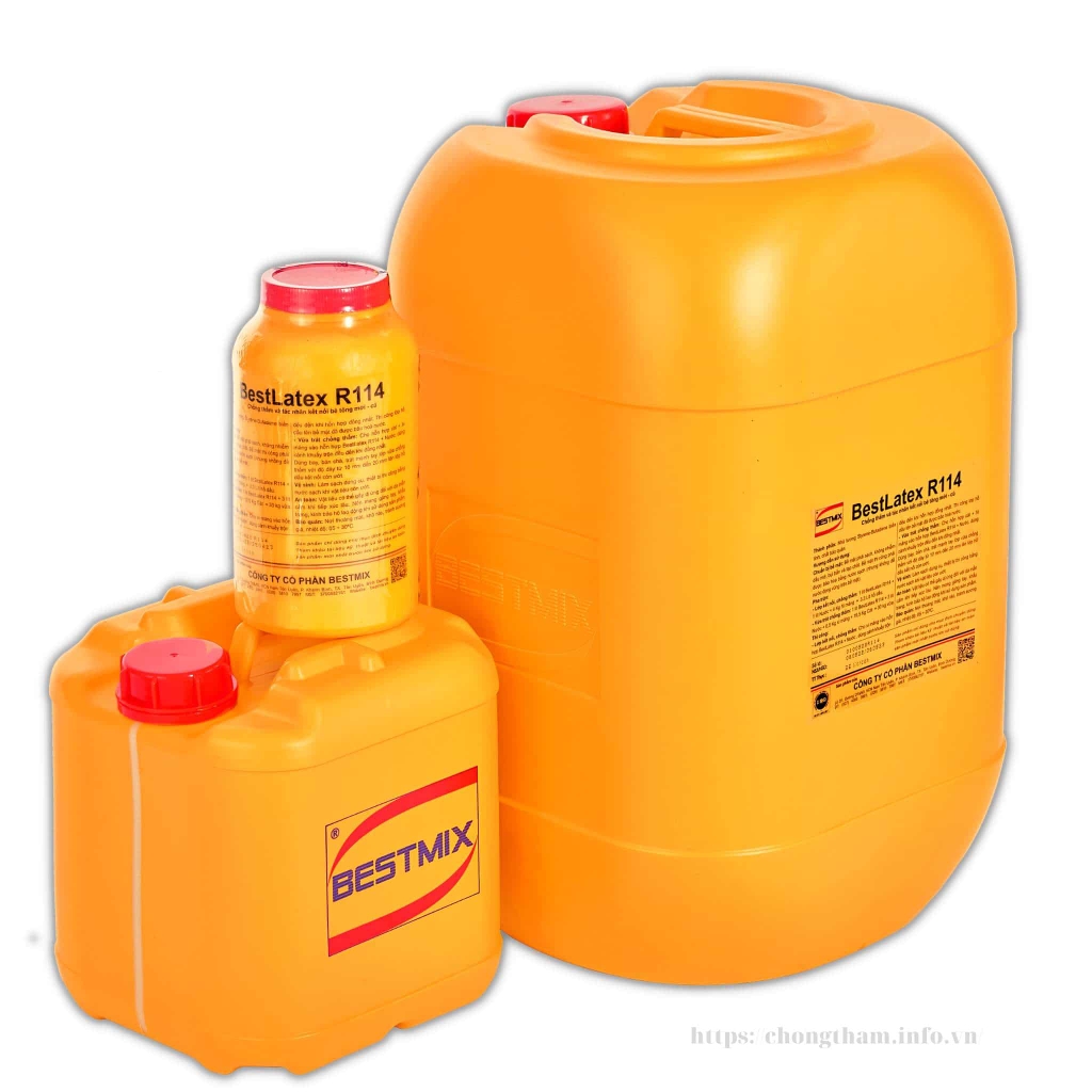 BestLatex R114 - Phụ gia cho vữa & hồ dầu; tăng tính chống thấm & cường độ cơ học | USS Việt Nam