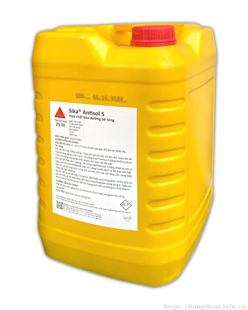 Sika Antisol S - Hóa chất bảo dưỡng bê tông | USS Việt Nam