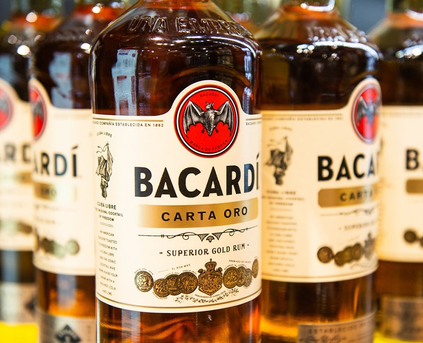 Bacardi Carta Oro Rum 750ml barrevo.com