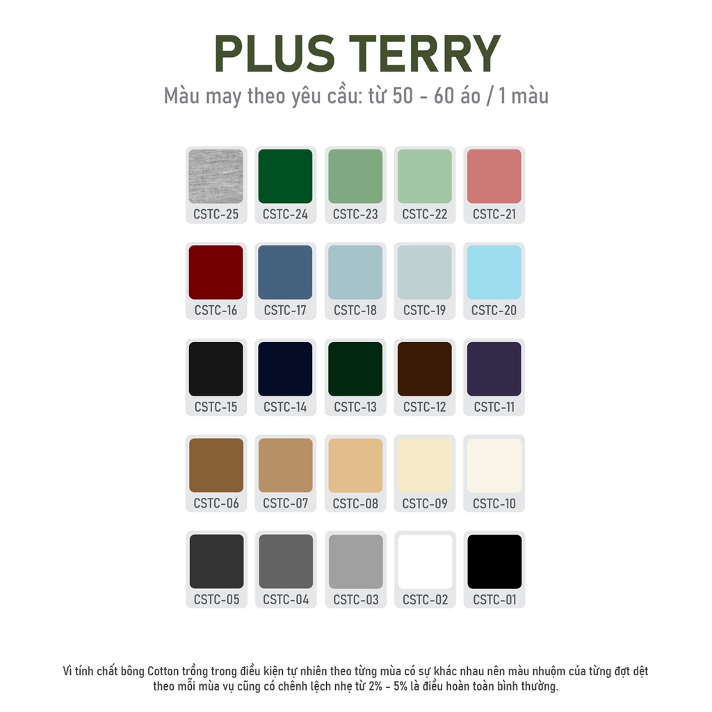 GIA CÔNG PHÔI ÁO HOODIE TRƠN [PLUS TERRY] PHOM OVERSIZED BOXY-FIT_MÀU ...