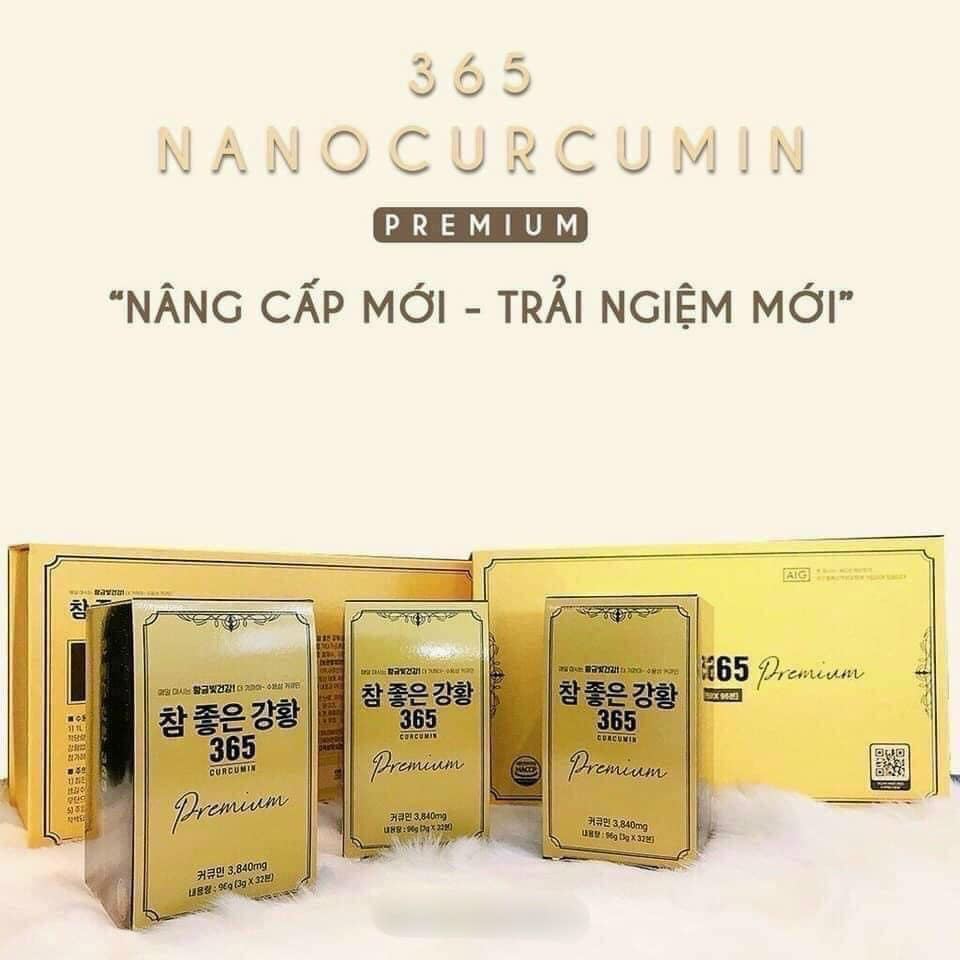 Tinh nghệ Nano 365 Curcumin Premium Hàn Quốc cao cấp - Loại 32 tép ...