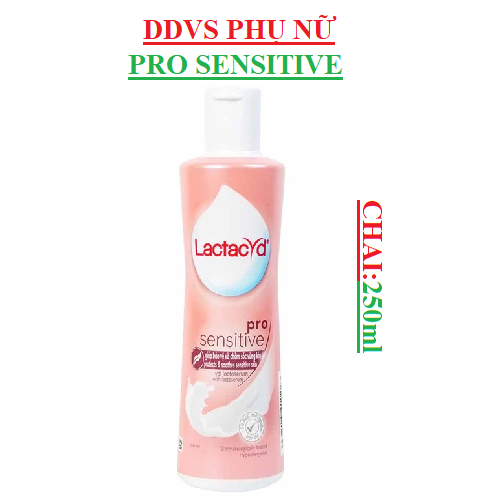 Dung dịch vệ sinh phụ nữ bảo vệ và chăm sóc pro sensitive lactacyd chai 250ml | Azmart.vn