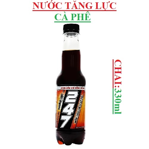 Nước tăng lực cà phê wake up 247 chai330ml | Azmart.vn