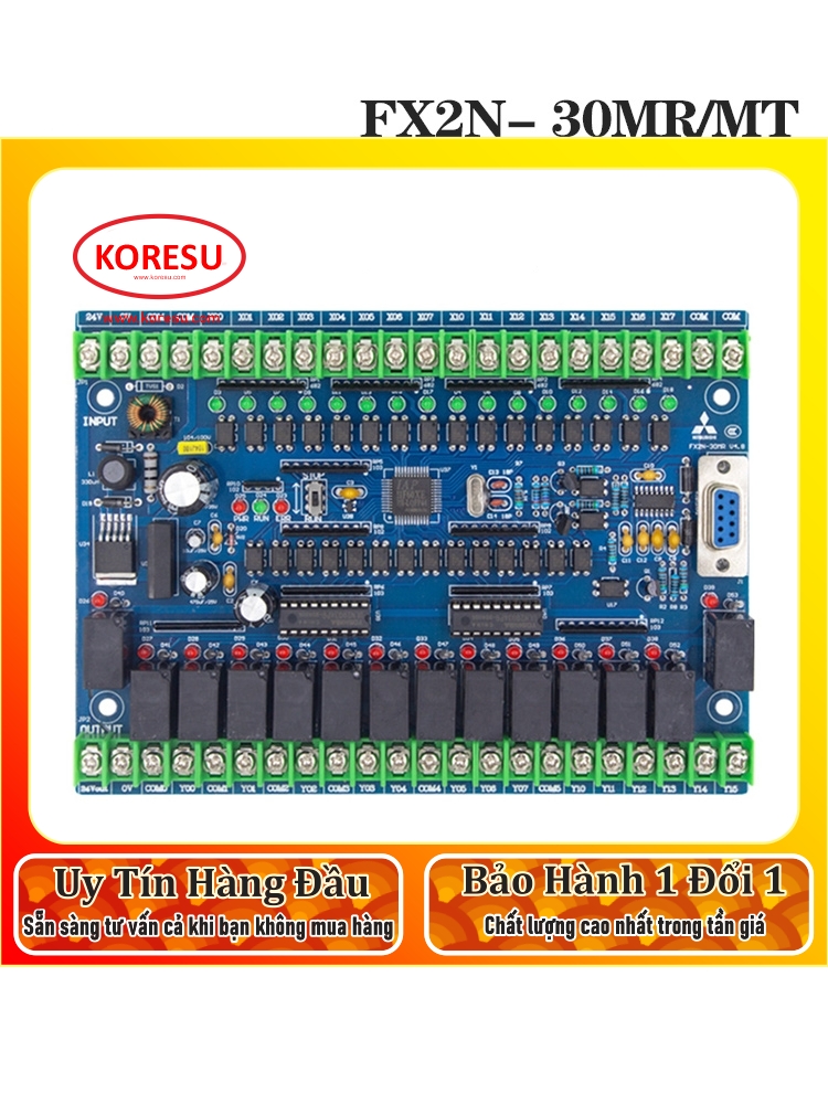 Bảng điều khiển công nghiệp PLC trong nước Bộ điều khiển lập trình văn bản giám sát FX2N- 30MR ...