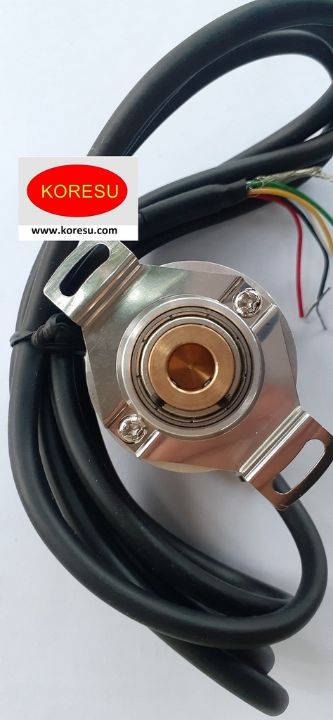 Encoder trục rỗng 8mm, pha ABZ, 100 xung, 360 xung. CÔNG TY TNHH KORESU