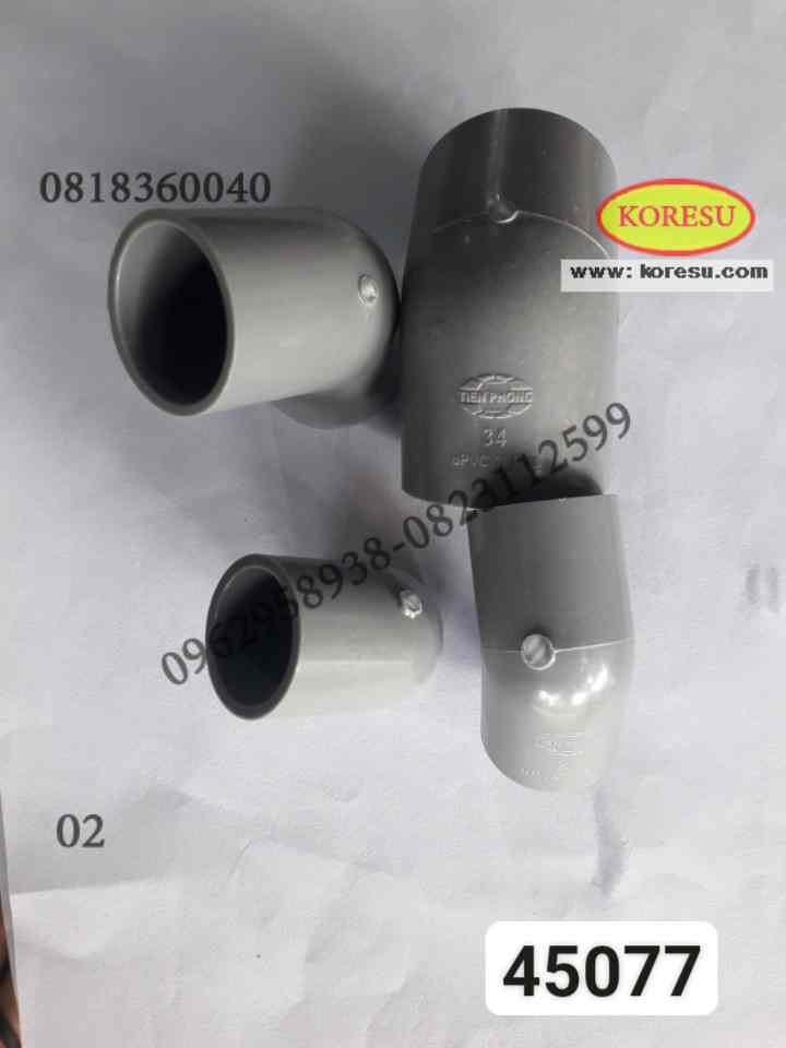 Chếch nhựa PVC 135 độ nối ống nhựa tiền phong. CÔNG TY TNHH KORESU