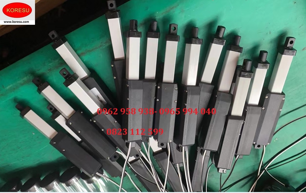 Xi lanh điện 12v, xi lanh điện mini sử dụng cho ngăn kéo tủ, ngăn bàn ...