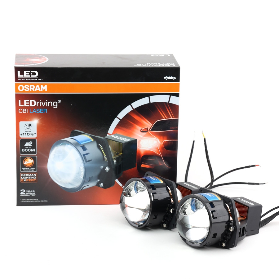 Combo 2 Bóng Đèn Bi LED Laser Hiệu Suất Cao OSRAM LEDPES108-BK LHD 12V ...