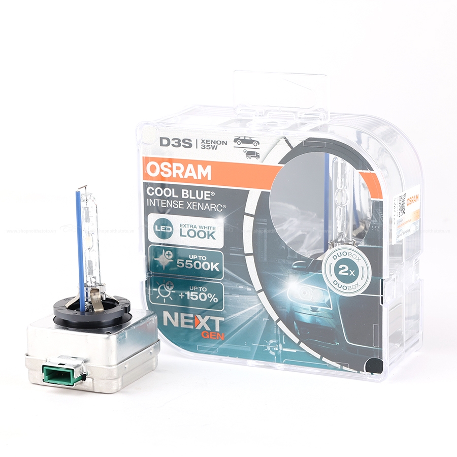Combo 2 Bóng Đèn Xenon (Next Gen) OSRAM Cool Blue Intense D3S 66340CBN ...