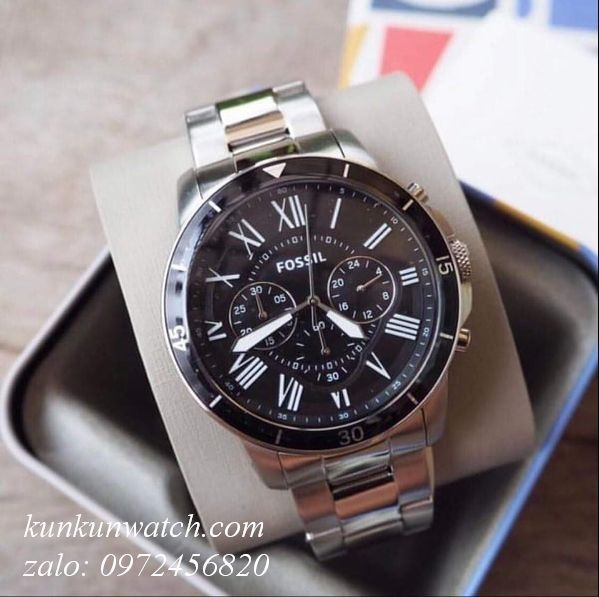 Đồng Hồ Nam Fossil FS5236 Chronograph Điểm Số La Mã Các Mốc Giờ 44mm ...