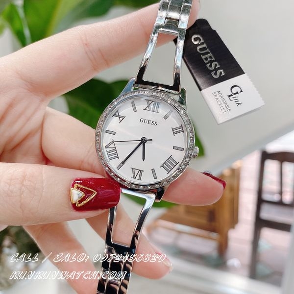 Đồng Hồ Nữ Guess Lucy W1208L1 Dáng Lắc Tay 34mm KUNKUN WATCH
