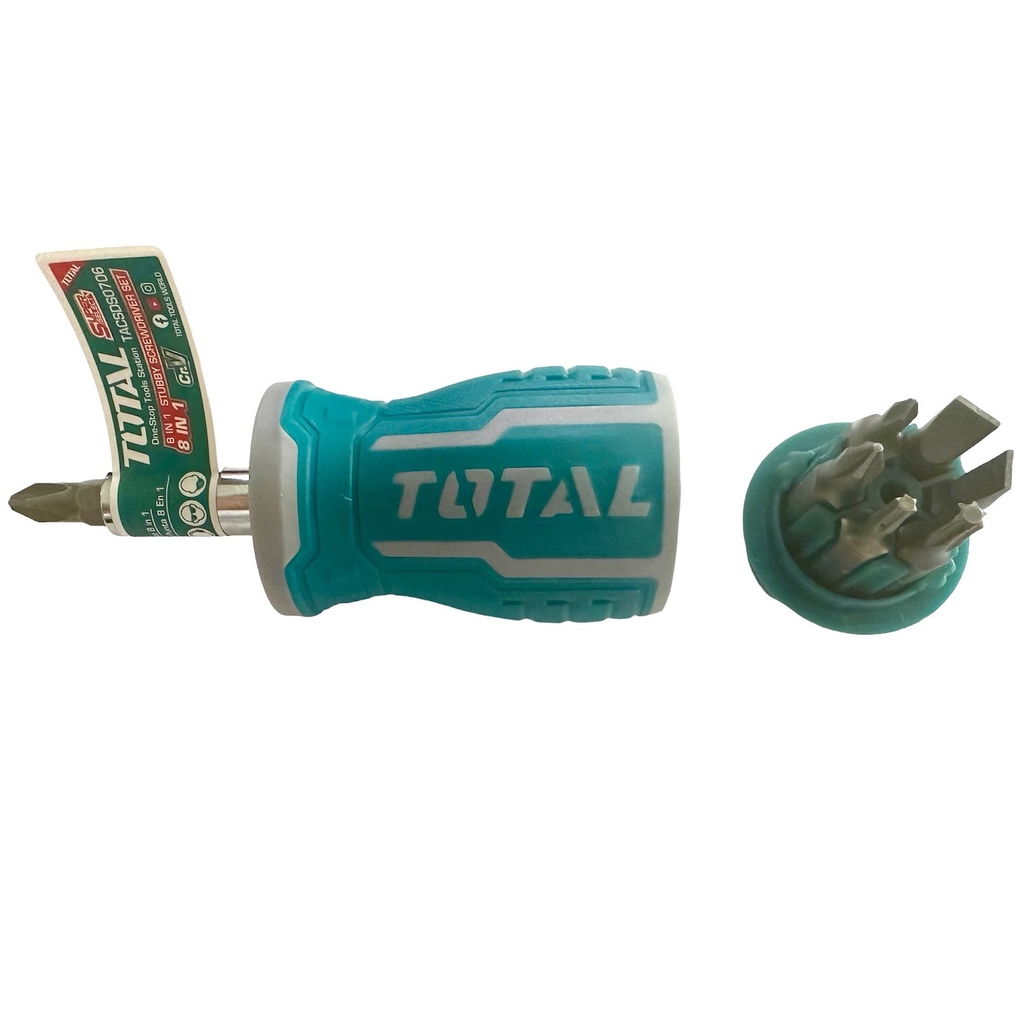 Bộ tua vít 8 chi tiết nhỏ gọn đa năng TOTAL TACSDS0706 - loại mini ...