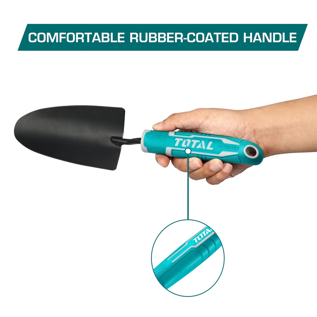 Cây xẻng xúc đất làm vườn 340mm TOTAL THFTT858 - làm từ thép carbon ...