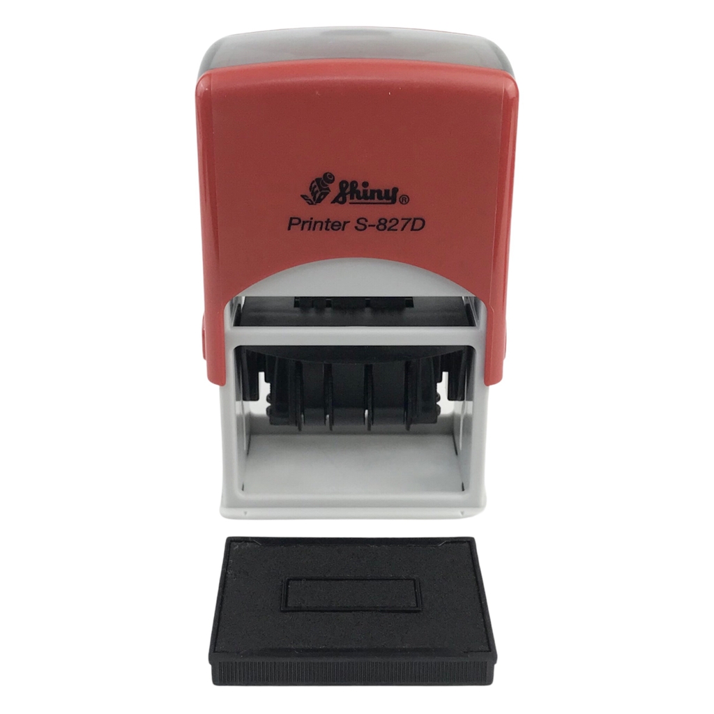 Dấu date, dấu ngày tháng năm, dấu Shiny S827D, thẻ mực Shiny S827D