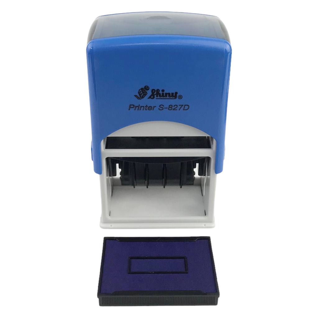 Dấu date, dấu ngày tháng năm, dấu Shiny S827D, thẻ mực Shiny S827D