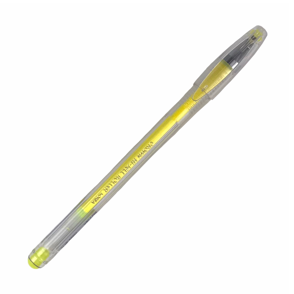 Bút gel Crown Hi-Jell HJR-500H, bút nước, viết mực nước, văn phòng phẩm
