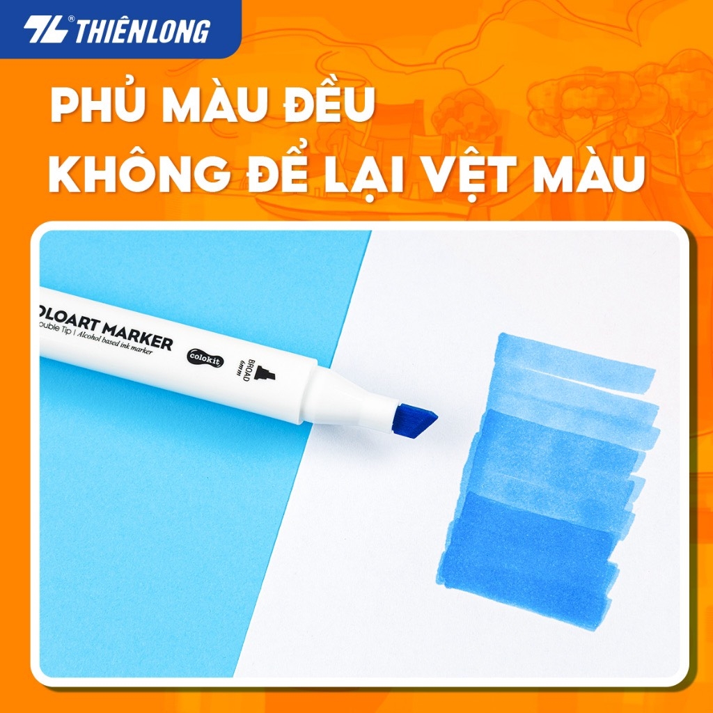 Bút lông màu mỹ thuật TL Colokit AM-C005 / AM-C006