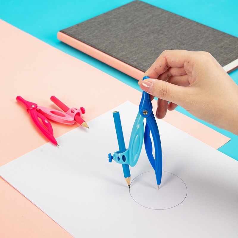 Compa Deli G20102 chì gỗ, compa chì chuốt, văn phòng phẩm