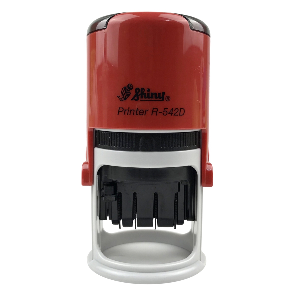 Dấu date, dấu ngày tháng năm, dấu Shiny R542D, thẻ mực Shiny R542D