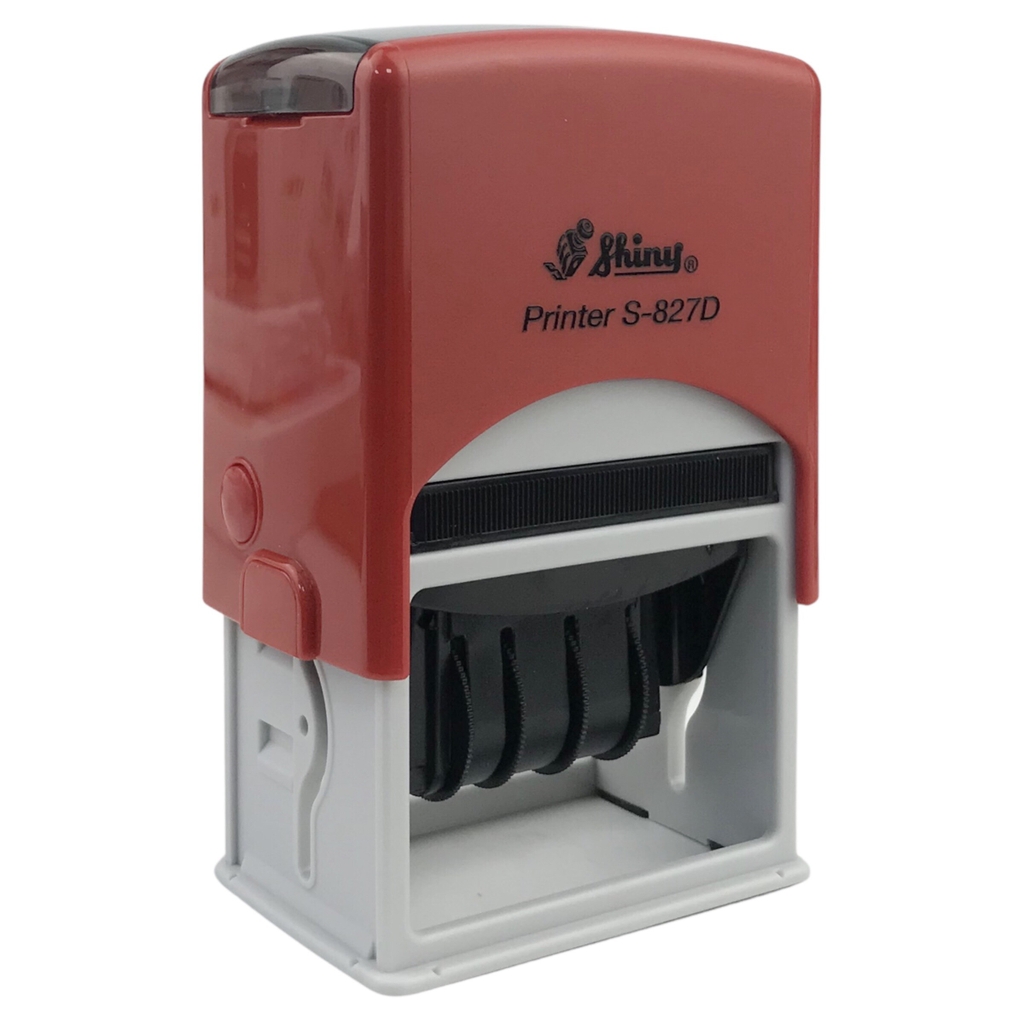 Dấu date, dấu ngày tháng năm, dấu Shiny S827D, thẻ mực Shiny S827D