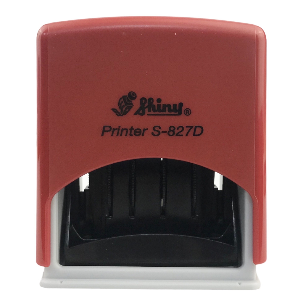 Dấu date, dấu ngày tháng năm, dấu Shiny S827D, thẻ mực Shiny S827D