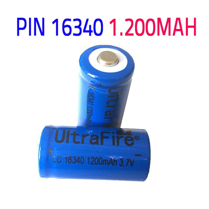 Pin Lithium 16340 Dung Lượng 1200mAh | phiên Nguyễn