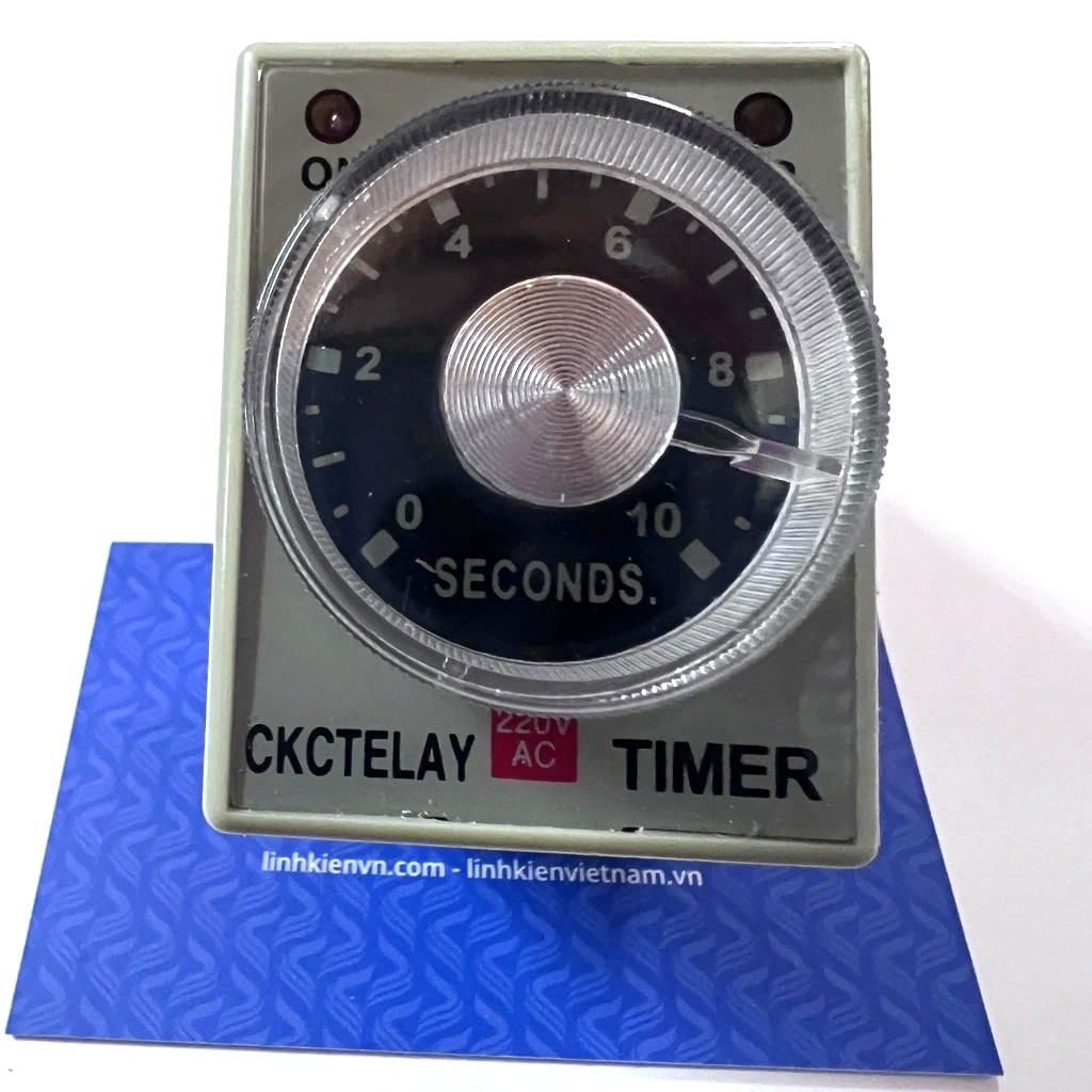 Rơ le thời gian AH3-3 220VAC 10 giây / Relay Timer - D6H17 | Công ty cổ phần Linh Kiện Việt Nam