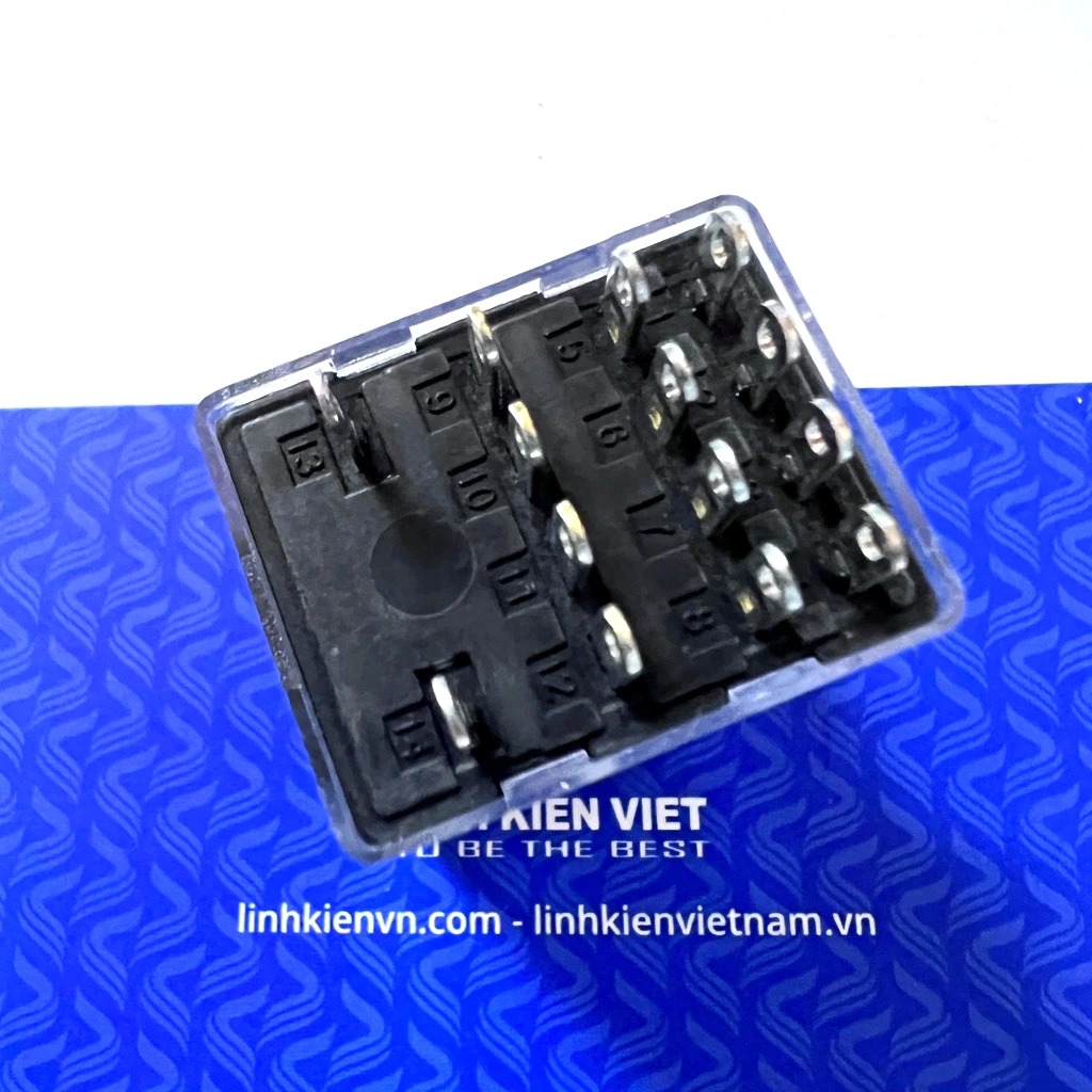 Rơ le trung gian 220V 5A JZX-22F(D)/4Z 14 chân / chính hãng Chint / tương tự Relay MY4N - D2H20 ...
