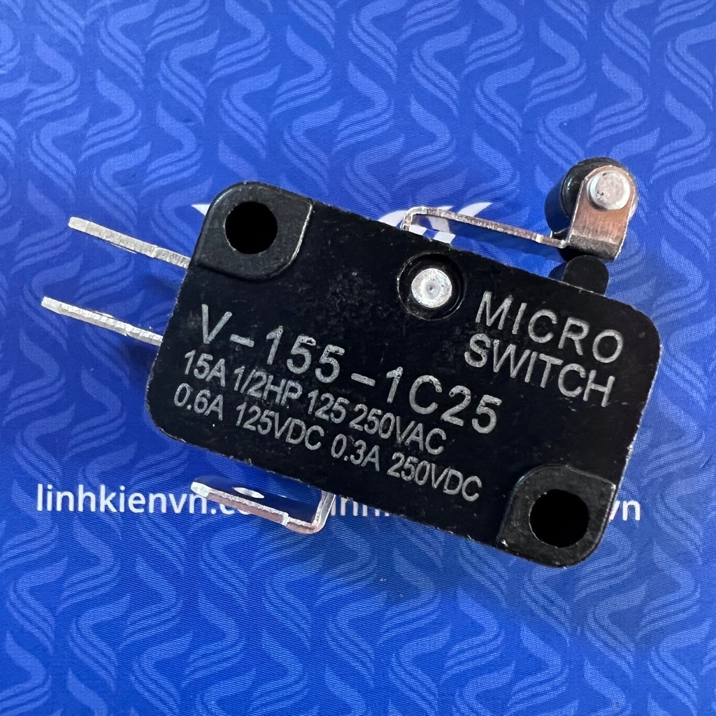 Công tắc hành trình 15A250V có bánh lăn V-155-1C25 - D3H14(KB6H2) | Công ty cổ phần Linh Kiện ...
