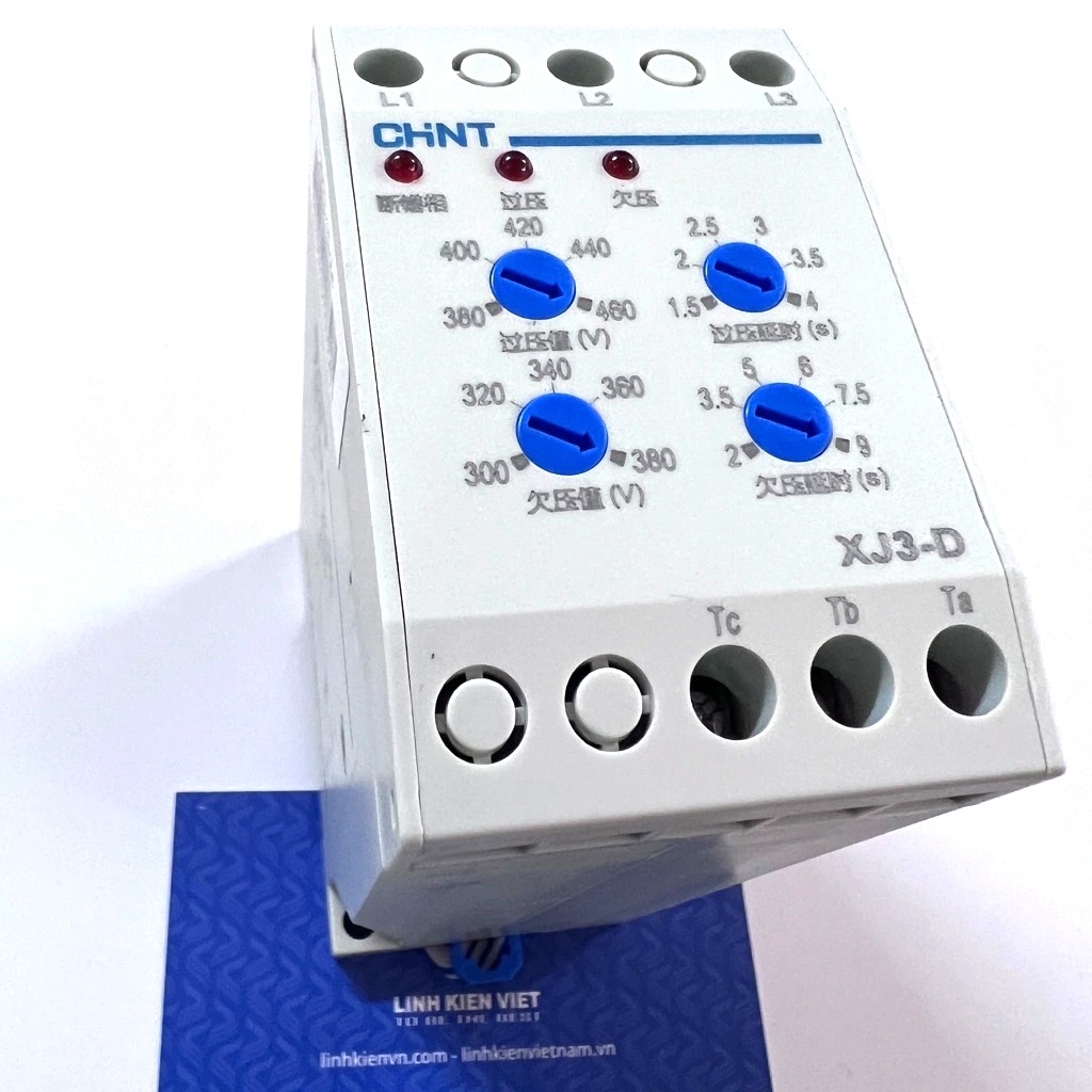 Rơ le Bảo vệ pha và điện áp XJ3-D 380V / chính hãng Chint | Công ty cổ ...