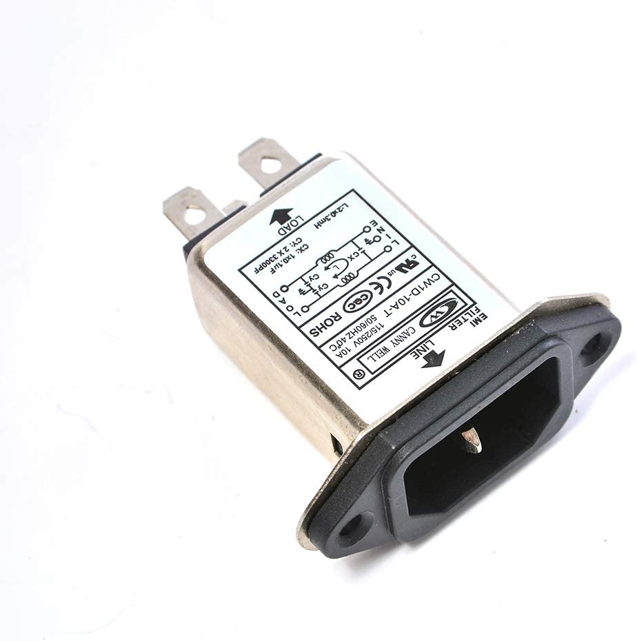 Bộ Lọc nguồn EMI 10A CW1D-10A-T / chống nhiễu 1 pha chính hãng CANNYWELL / Đầu vào AC-04 - B9H9 ...